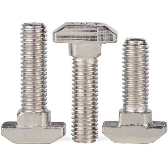 China Metric Stainless Steel T-Head Bolts for Framing and Fixturing M8 ...